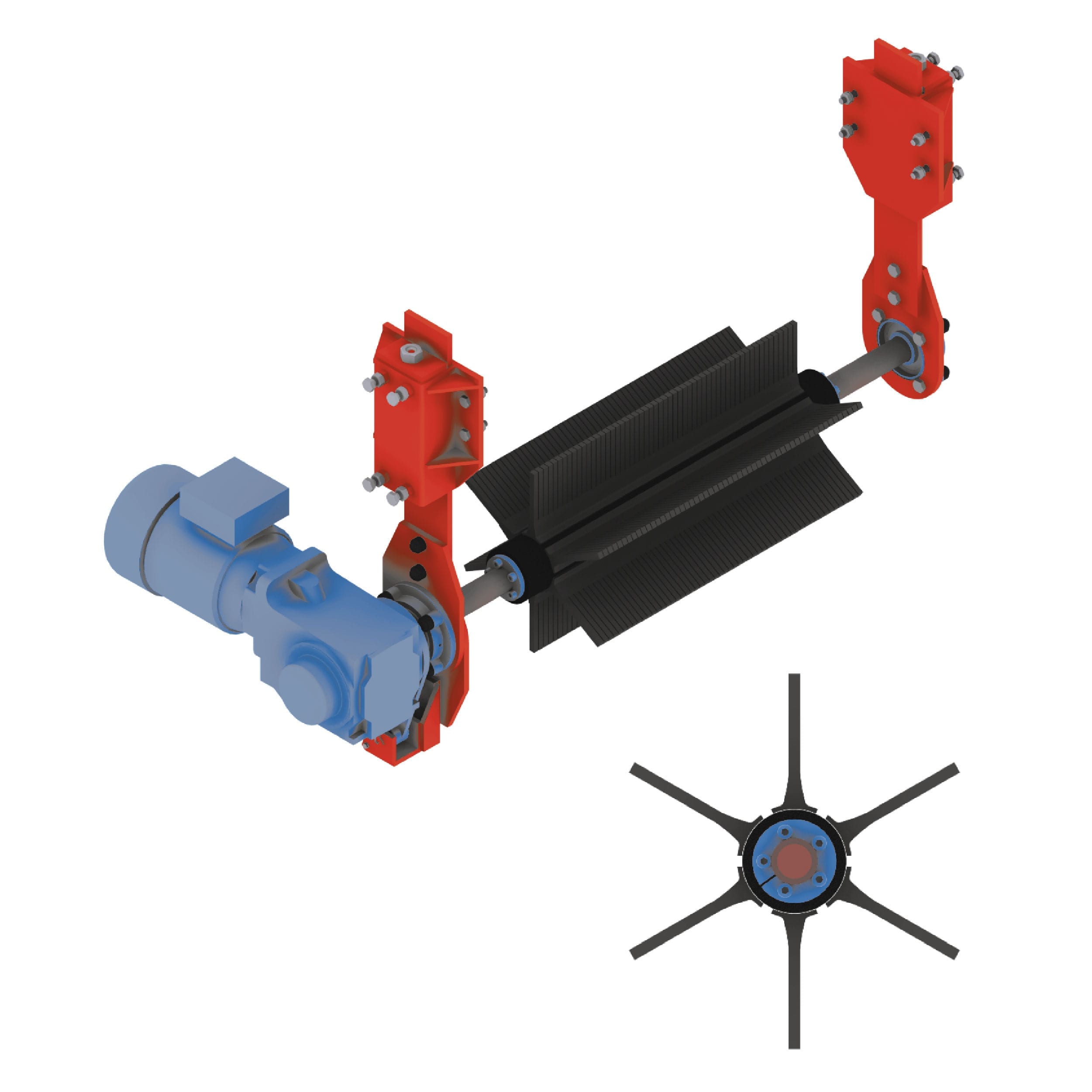 REMACLEAN SGB | Fine Cleaning for Chevron Conveyor Belts