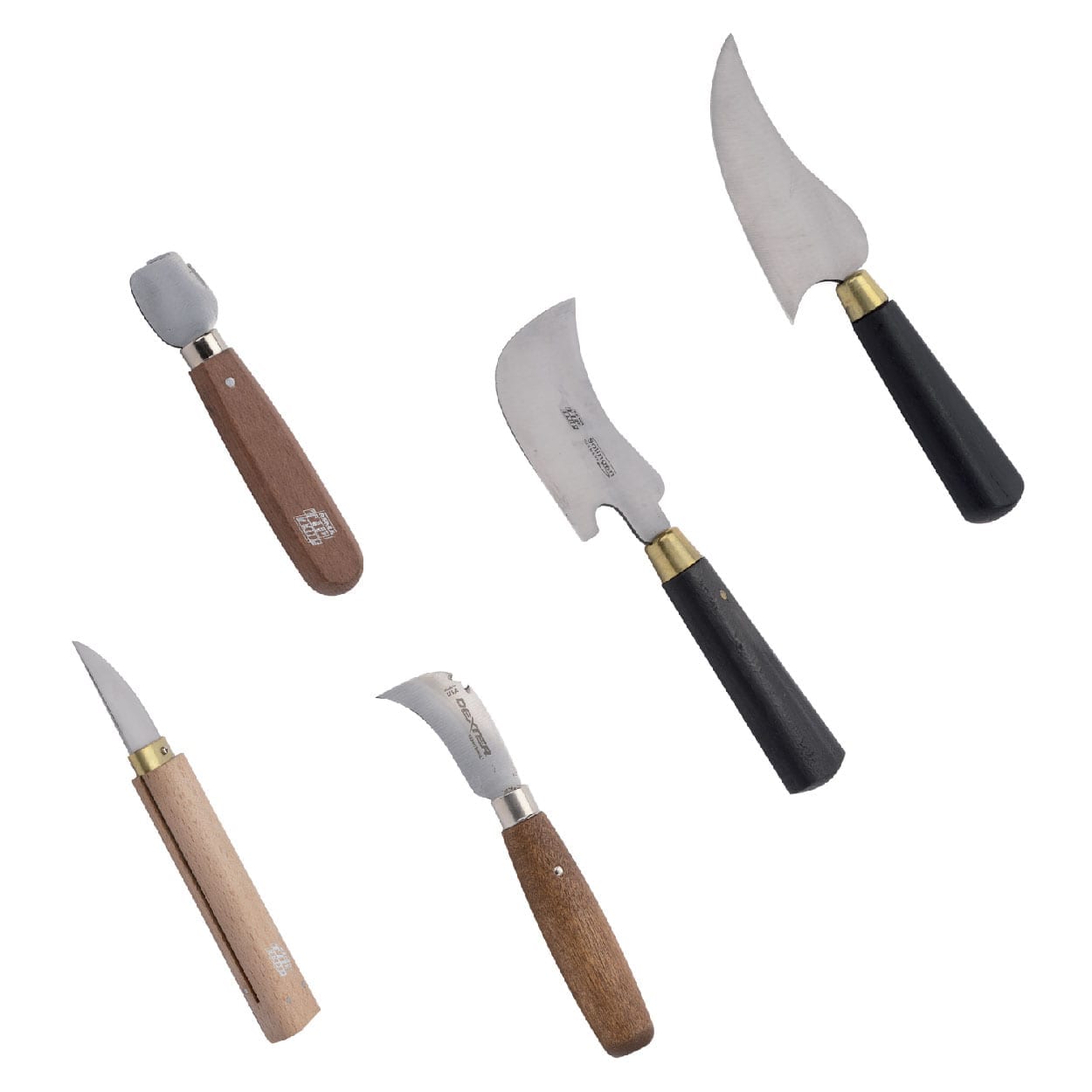 Rubber Knives | Chromium Blades & Ergonomic Grip